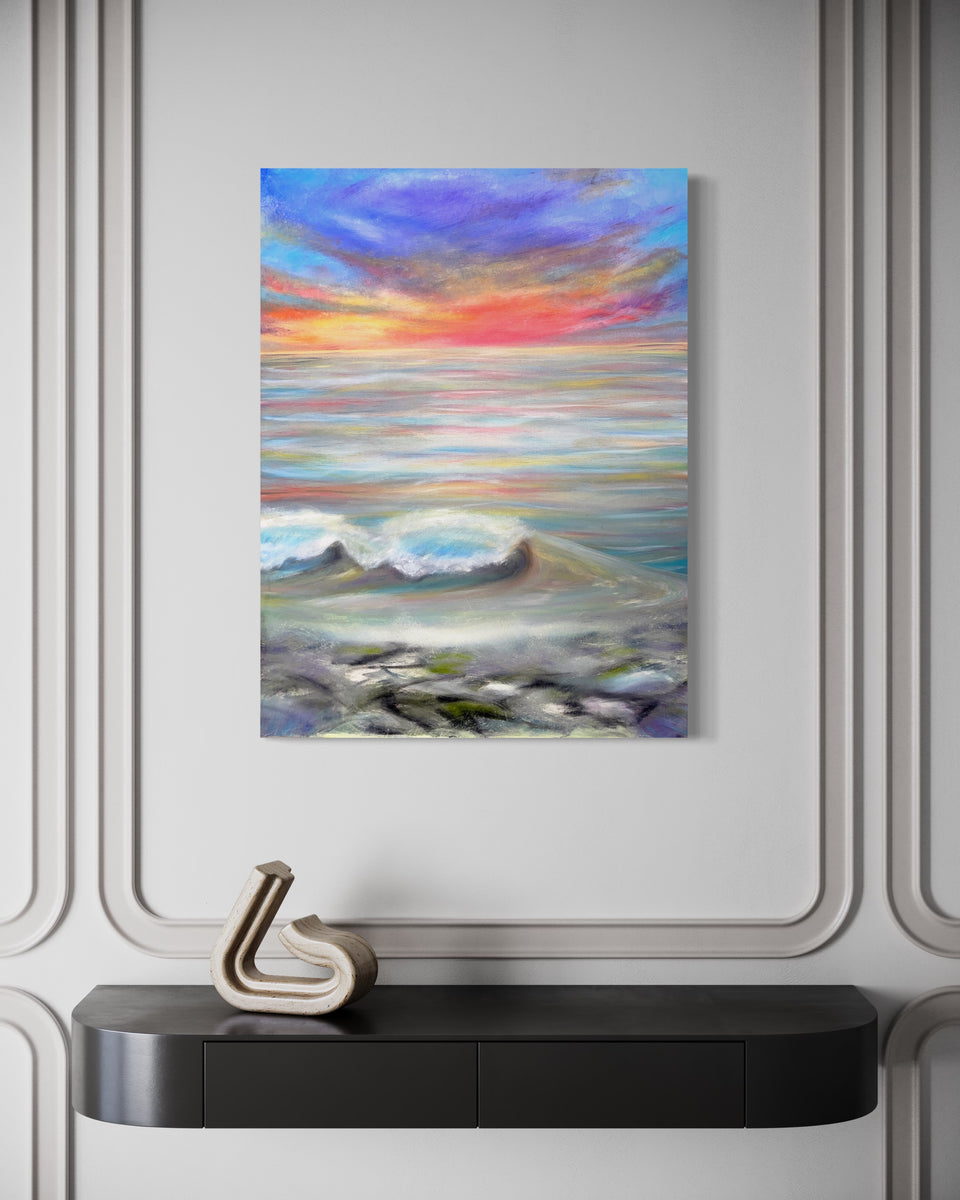 "Sun Kissed Sea" by Logan Kirkpatrick, Oil on Canvas – LagunaART.com ...