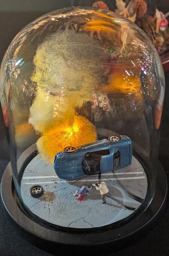 "Stop and Look" by Chad “Sorethumart” Wade, Glass Diorama – LagunaART ...