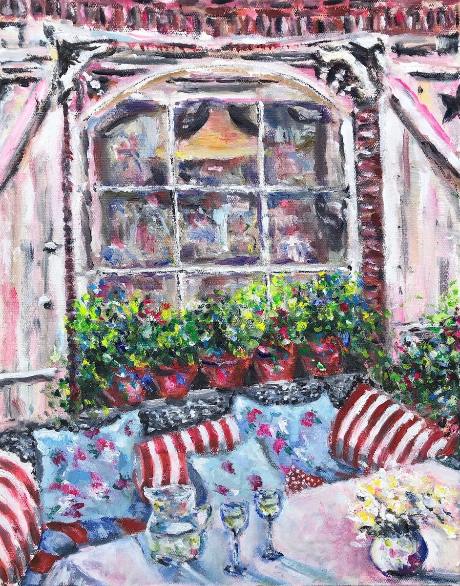 "A Cozy Corner" by Charissa Smith, Oil on Canvas – LagunaART.com gallery
