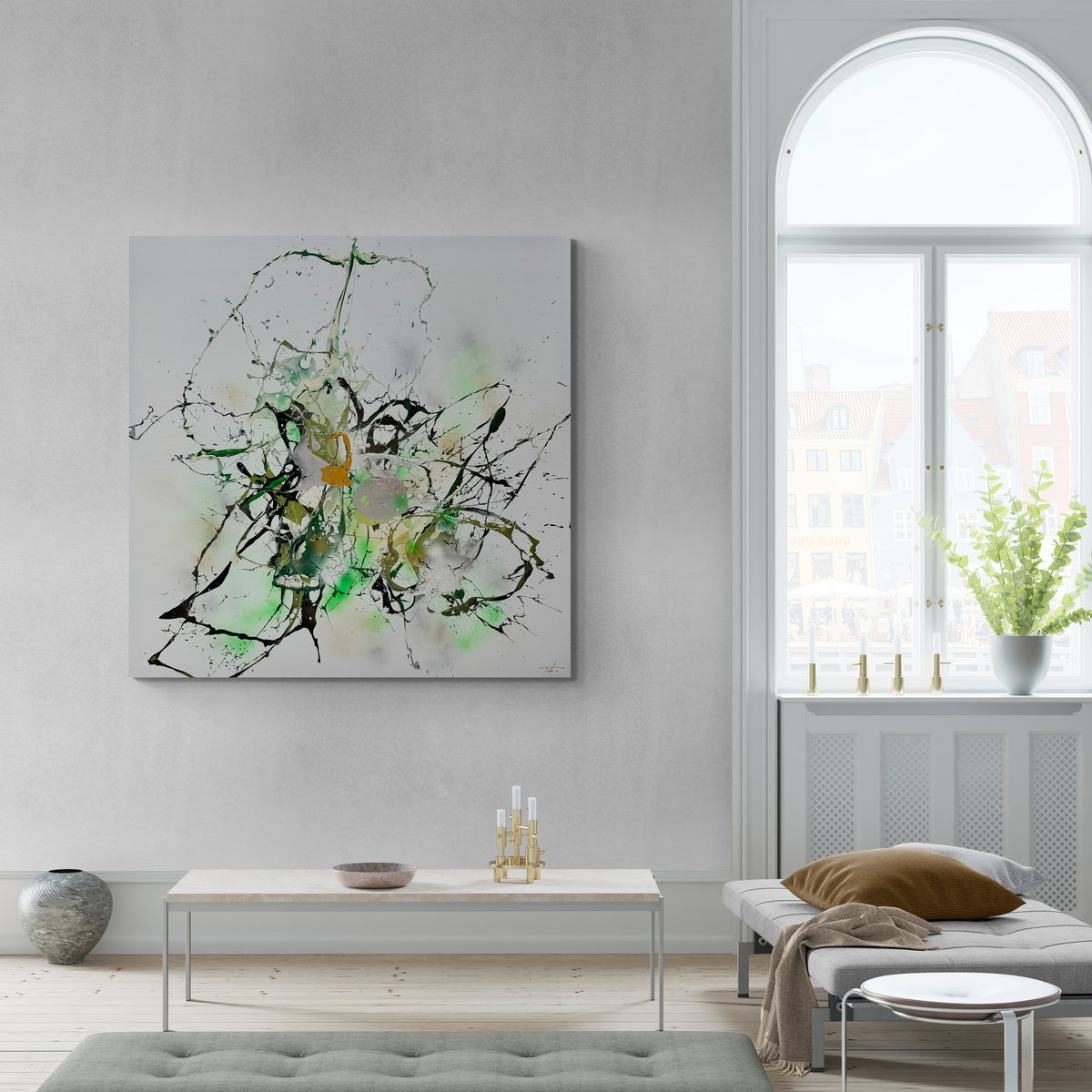 "Explosion" by Milan Sopko, Acrylic on Canvas – LagunaART.com gallery