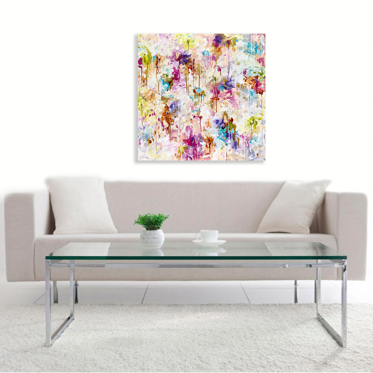 "Vibrance" By Jessica Felix, Acrylic on Canvas – LagunaART.com gallery