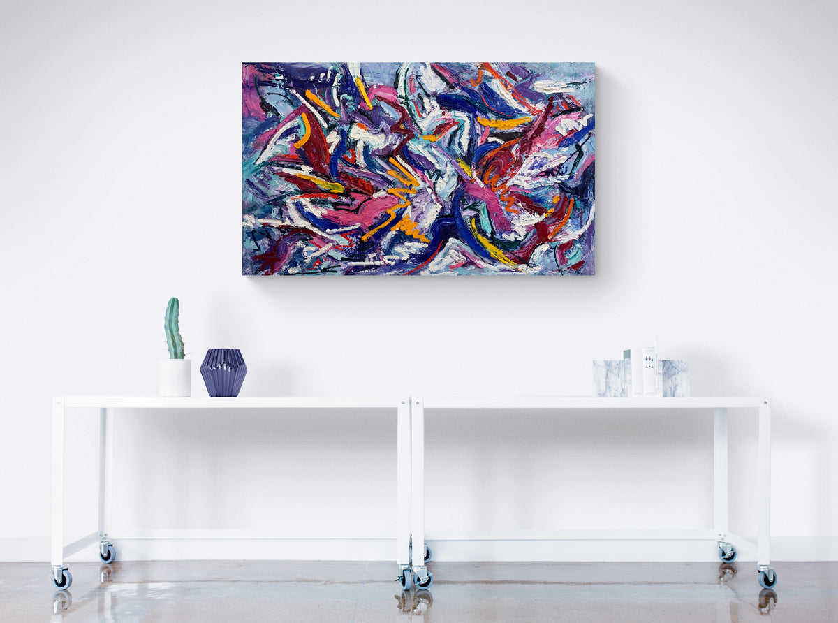"Electric" by Daniel Kanow, Oil on Canvas – LagunaART.com gallery