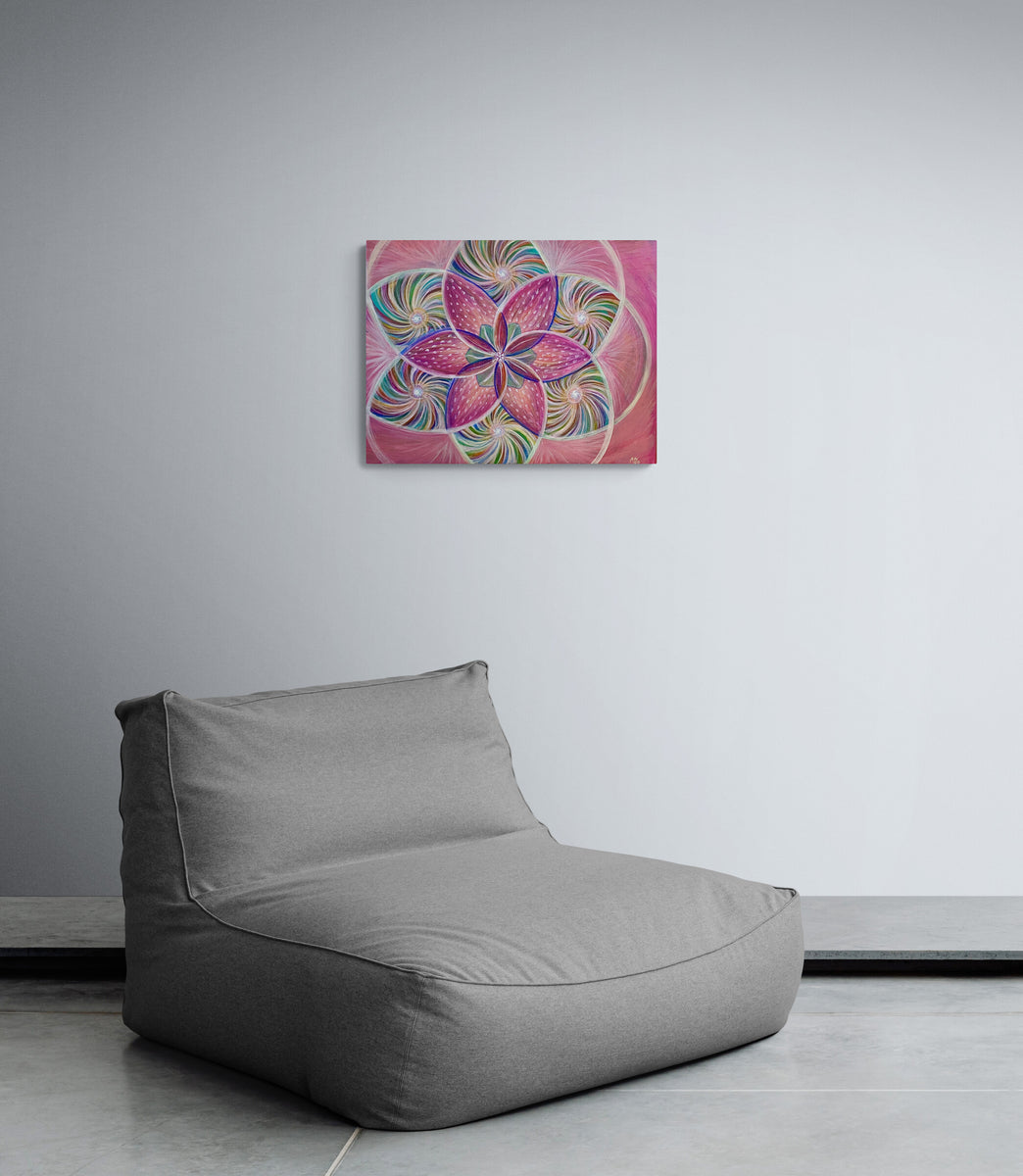 "Spirit Candy" by Madeena Shafiq, Acrylic on Canvas – LagunaART.com gallery