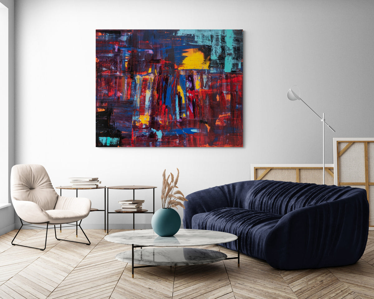 "Man at Sunset " by Carolyn Chingros, Acrylic on Canvas – LagunaART.com ...