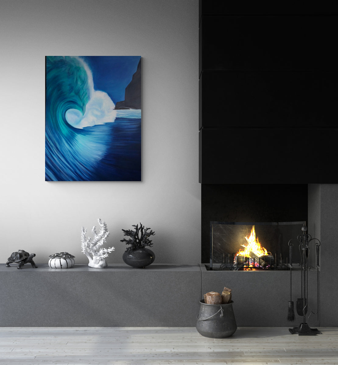 "Ship Sterns" by Howard Kirk, Oil on Canvas – LagunaART.com gallery