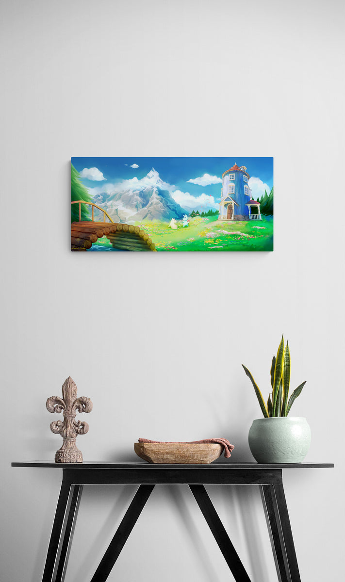 "Valley" by Lauren Oien, Digital Painting – LagunaART.com gallery