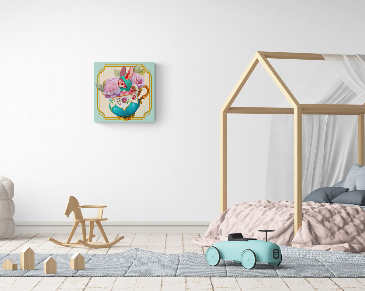 "Tea Time" by Lauren Oien, Digital Painting – LagunaART.com gallery