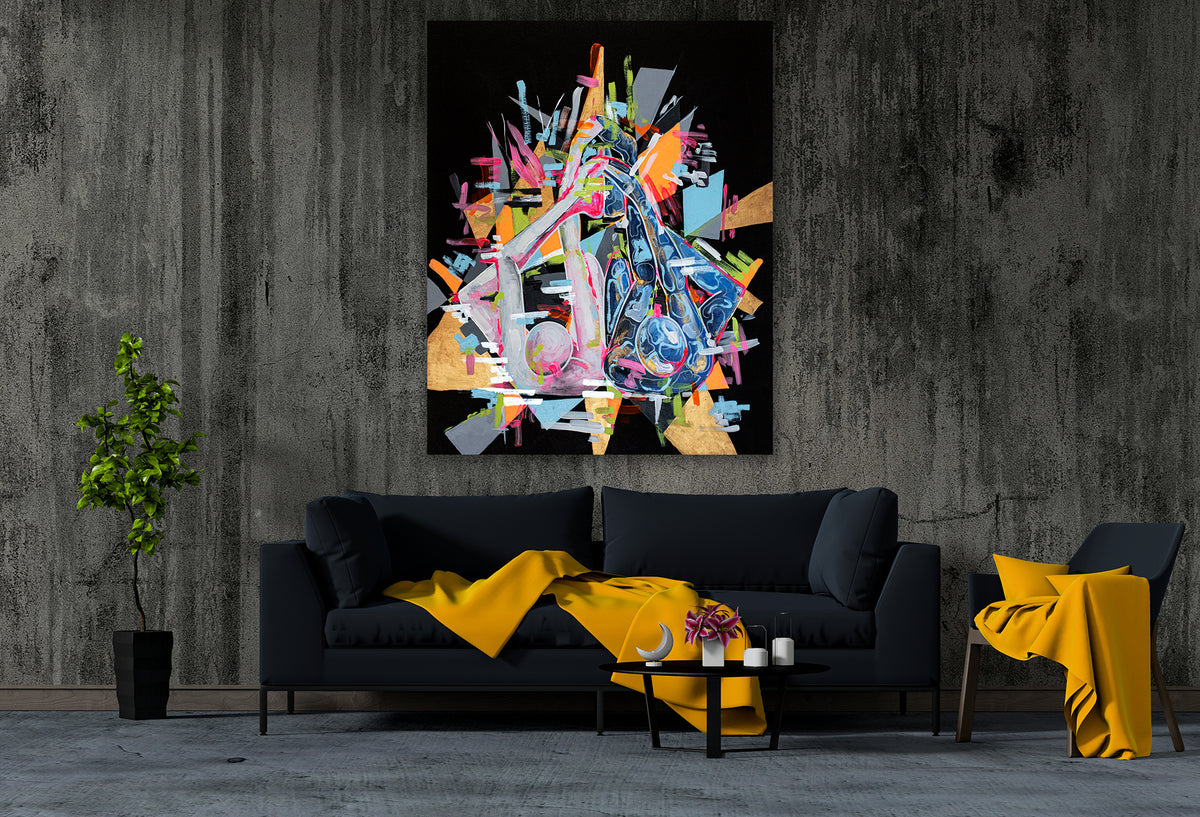 "Connected in the Matrix" by Pola Rubis, Acrylic on Canvas – LagunaART ...