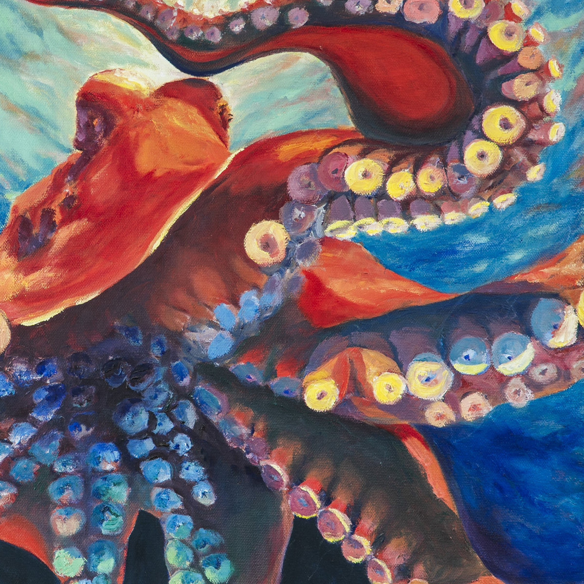 “Camouflage Sunset” By Rebecca Robb, Oil on Canvas – LagunaART.com gallery