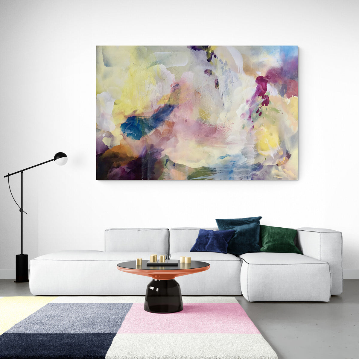 "Cosmos" by Usha Shukla, Oil on Wood Panel – LagunaART.com gallery